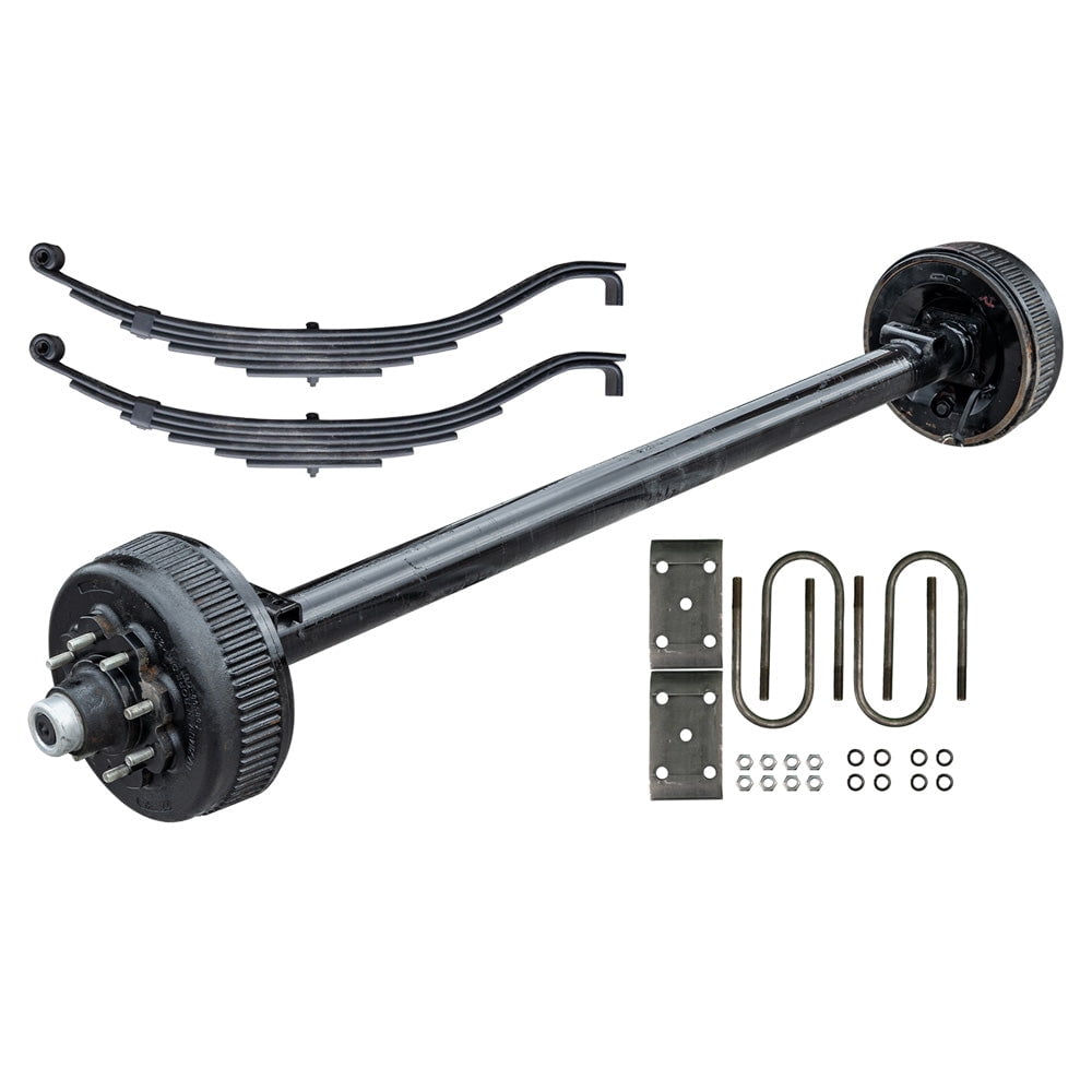 True 8k TK HD Trailer Axle Kit 8000 lb Electric Brake 8 lug 9/16" Studs ...