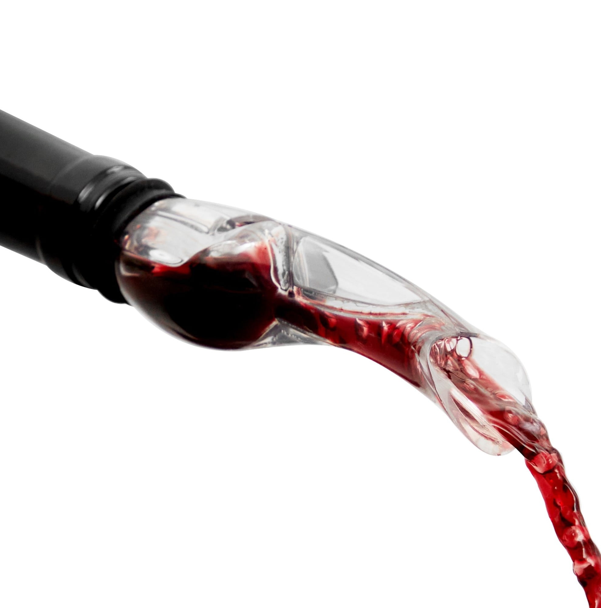 True Aerating Wine Pourer, Decant Instantly, Drip Free Pour Spout ...