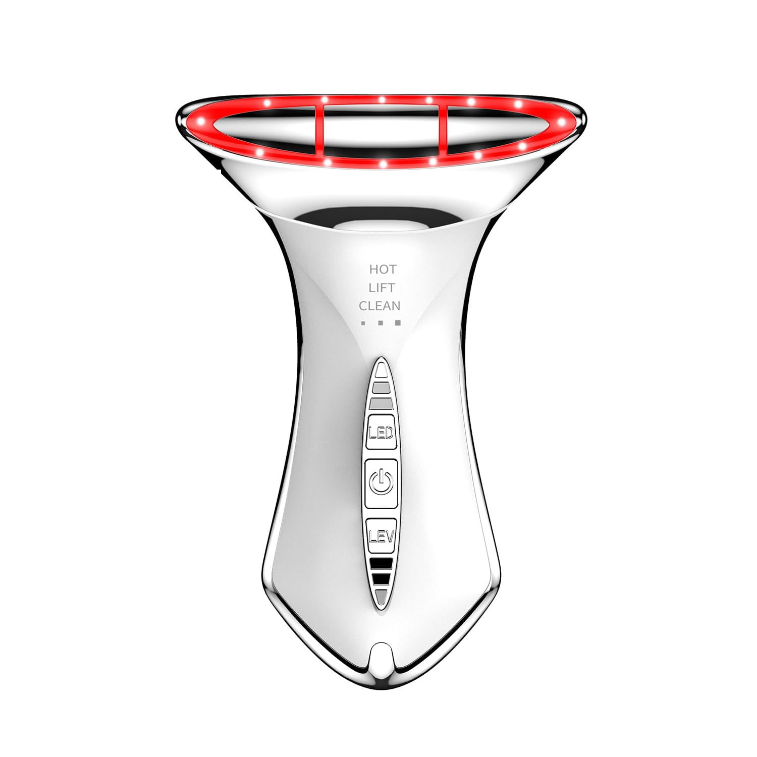 True Beauty Glow Facial Massager for Neck Care, Red Light for Face ...