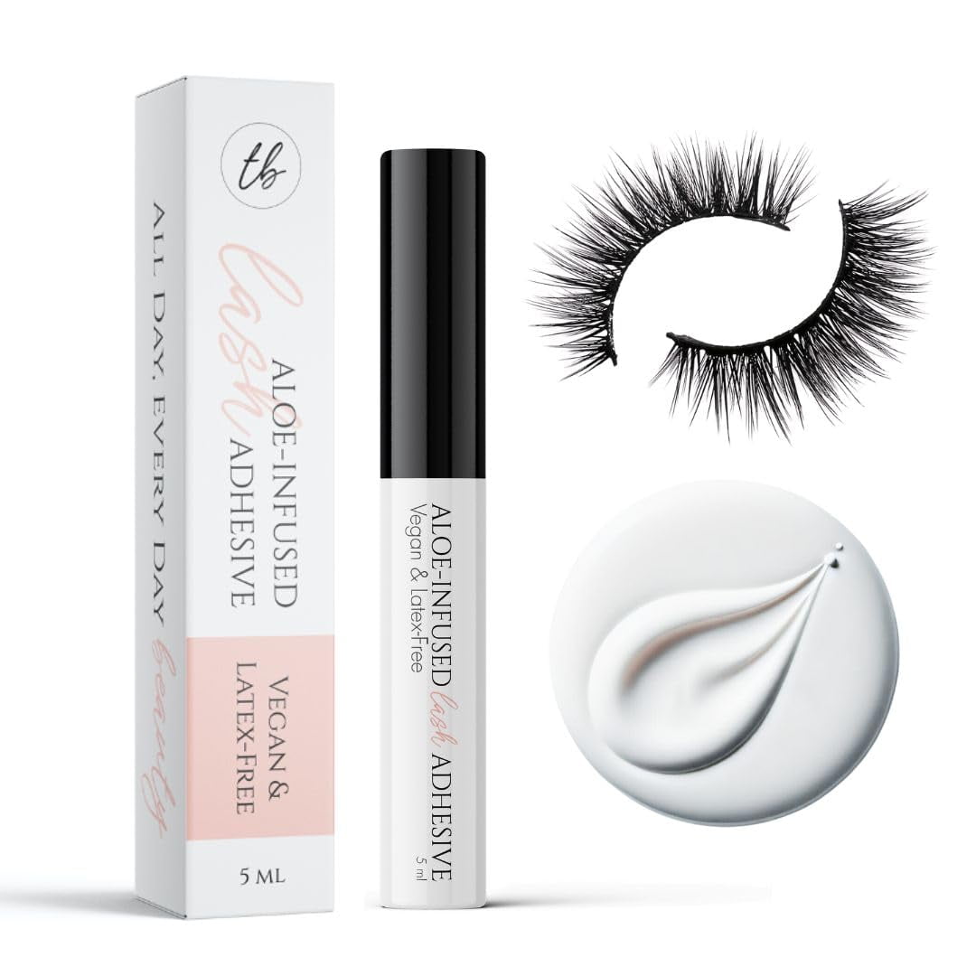 True Beauty Lashes - IFF17 Gentle Formula Lash Glue - 24 Hour Hold - Cluster Strip False Lash ...