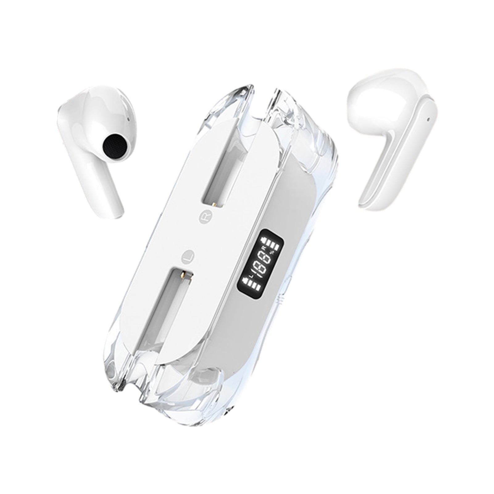 True Binaural Wireless Earphones Crystal Clear Sound Stable Connection ...