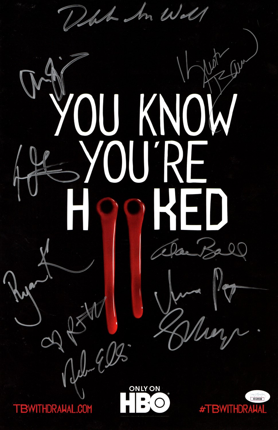 True Blood Cast Autographed 11X17 Poster 10 Autos Paquin Skarsgard JSA ...