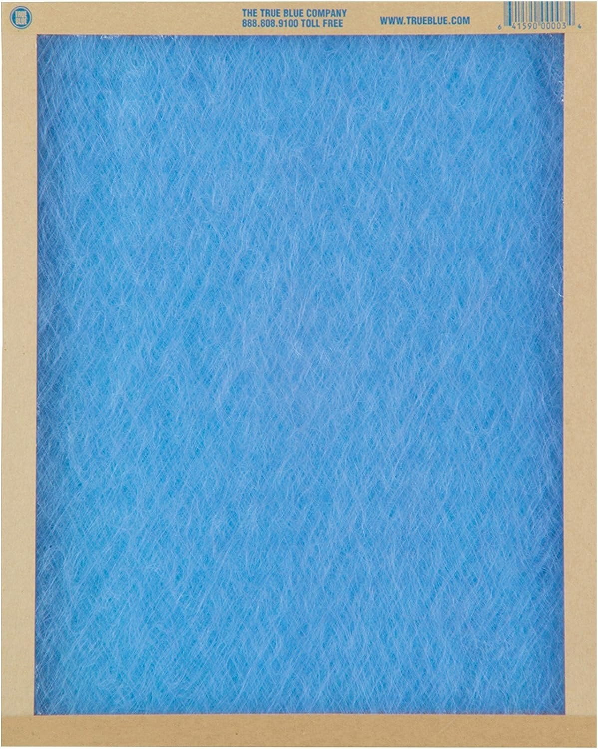 True Blue 16x25x1 Fiberglass Air Filter for Furnace & AC, MERV Rating 2 ...