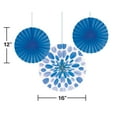 True Blue Paper Fan 12" & 16" - Walmart.com