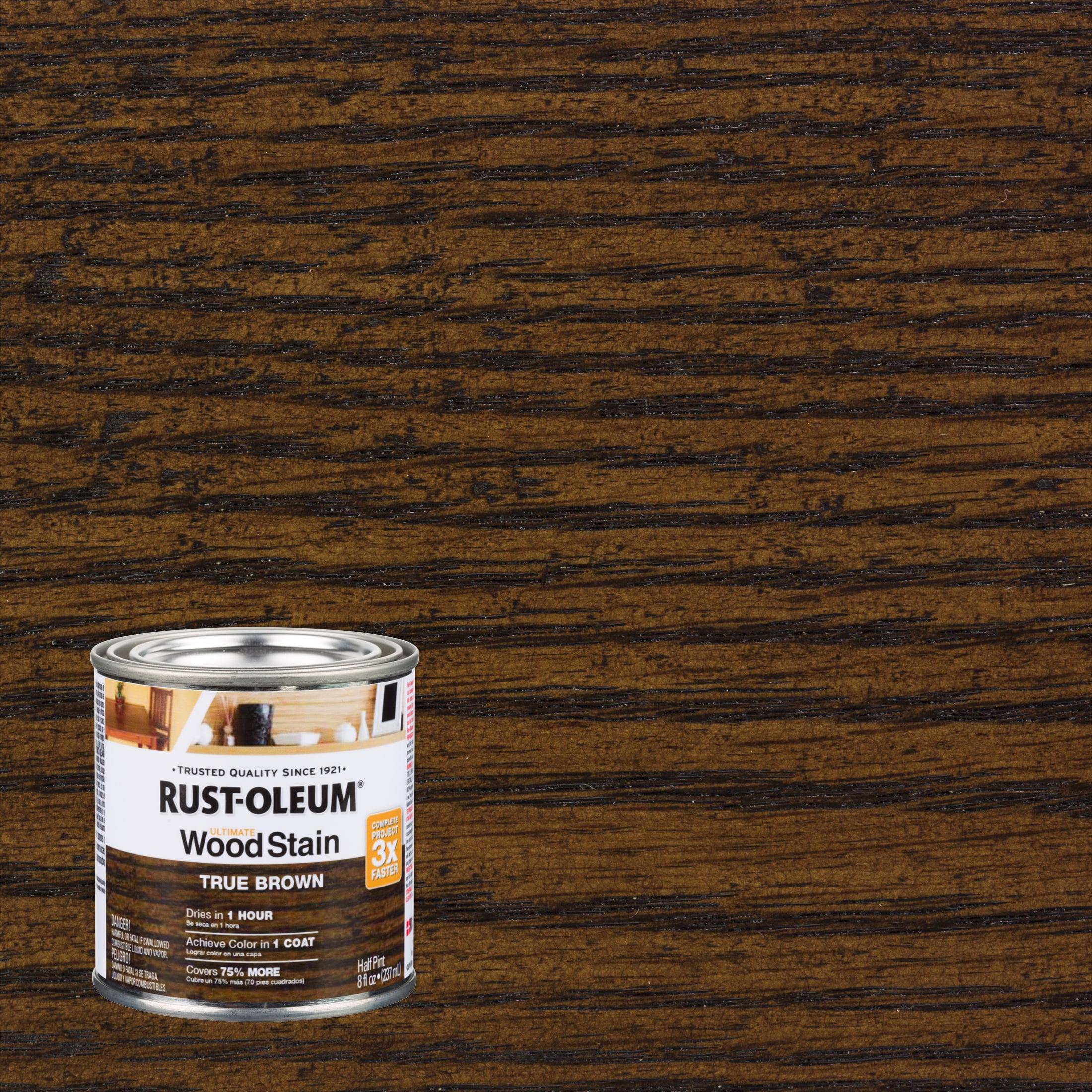 True Brown, Rust-Oleum Ultimate Wood Stain-330111, Quart - Walmart.com
