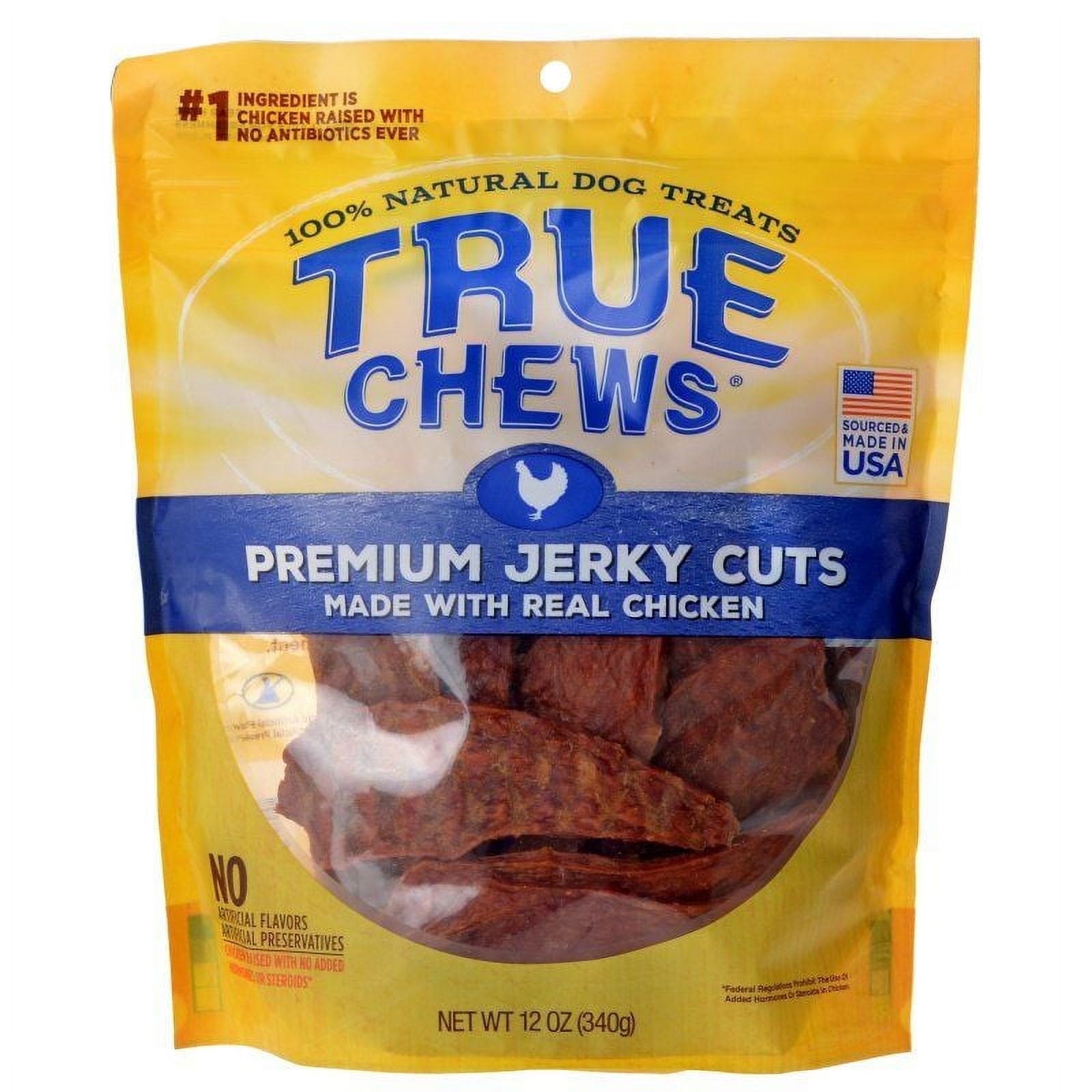 True Chews Premium Jerky Cuts with Real Chicken 12 oz Pack of 4 ...