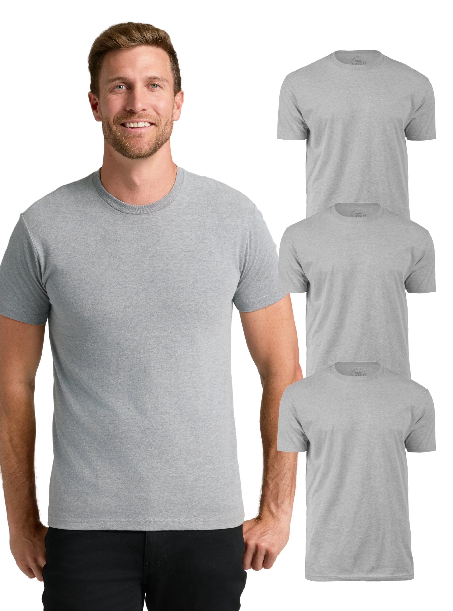 True Classic Mens T-Shirts – Short Sleeve Crew Neck T Shirts for Man ...