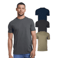 True Classic Tees Men's Premium Fitted Crew Neck T-Shirts, 3 Pack ...