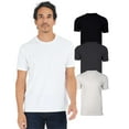 True Classic Tees Men's Premium Fitted Crew Neck T-Shirts, 3 Pack ...