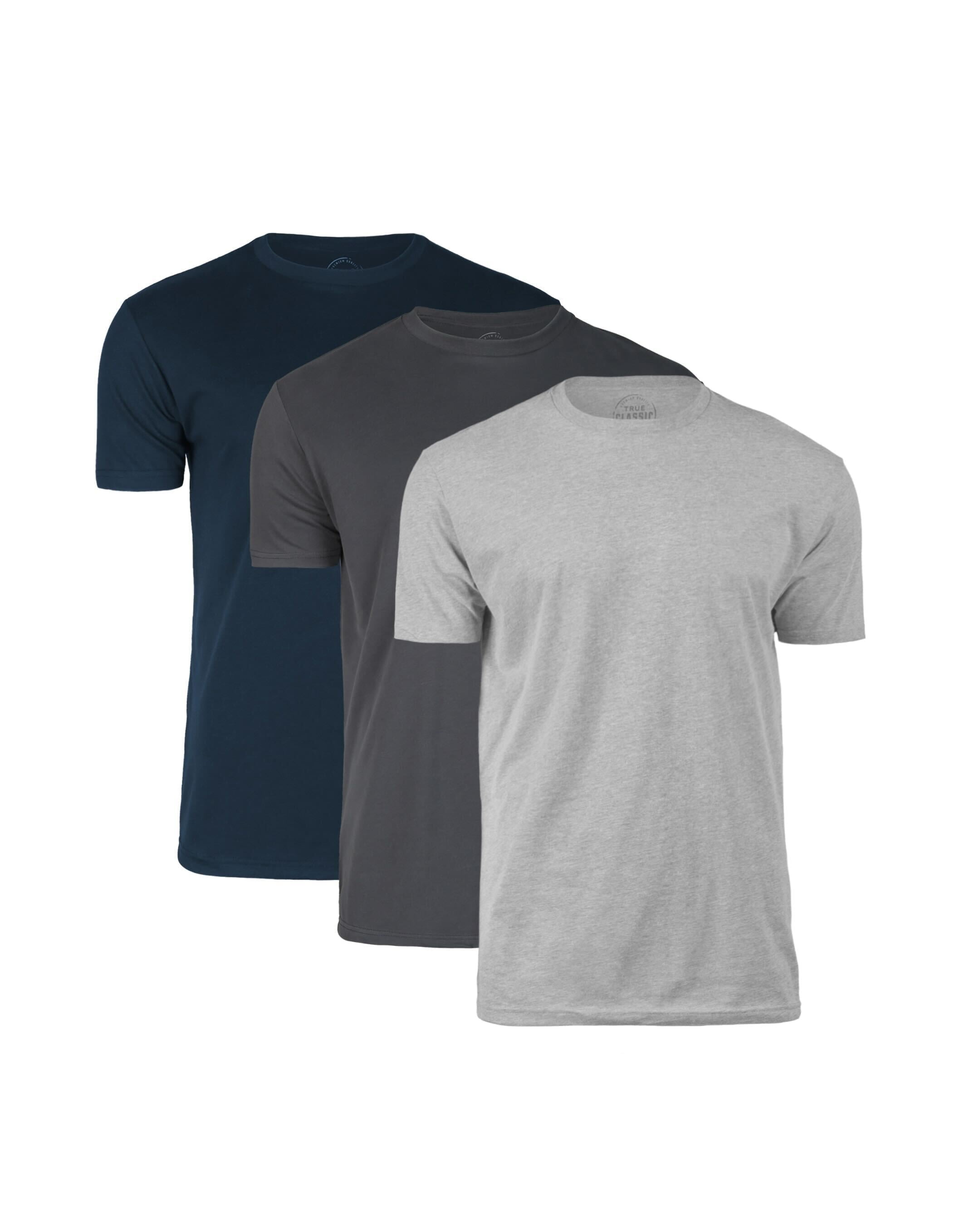 True Classic Tees Men's Fitted Crew Neck, 3 Pack - Walmart.com