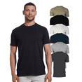 True Classic Tees Men's Fitted Crew Neck, 6 Pack, Premium Quality ...
