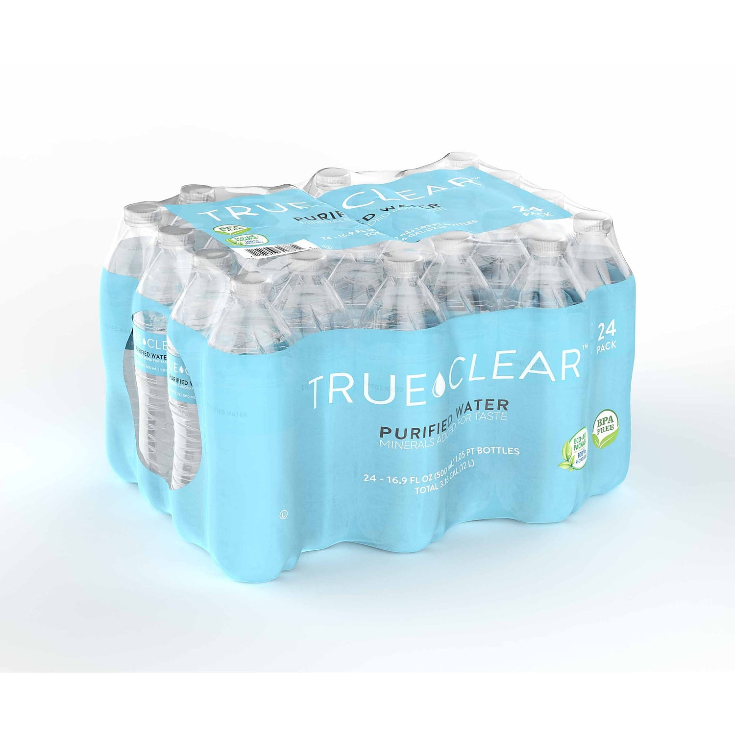 True Clear Purified Bottled Water 16.9 fl. oz. TC54594 - Walmart.com