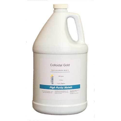 True Colloidal Gold NanoParticles (AuNPs): 25 ppm - 1 US Gallon in ...