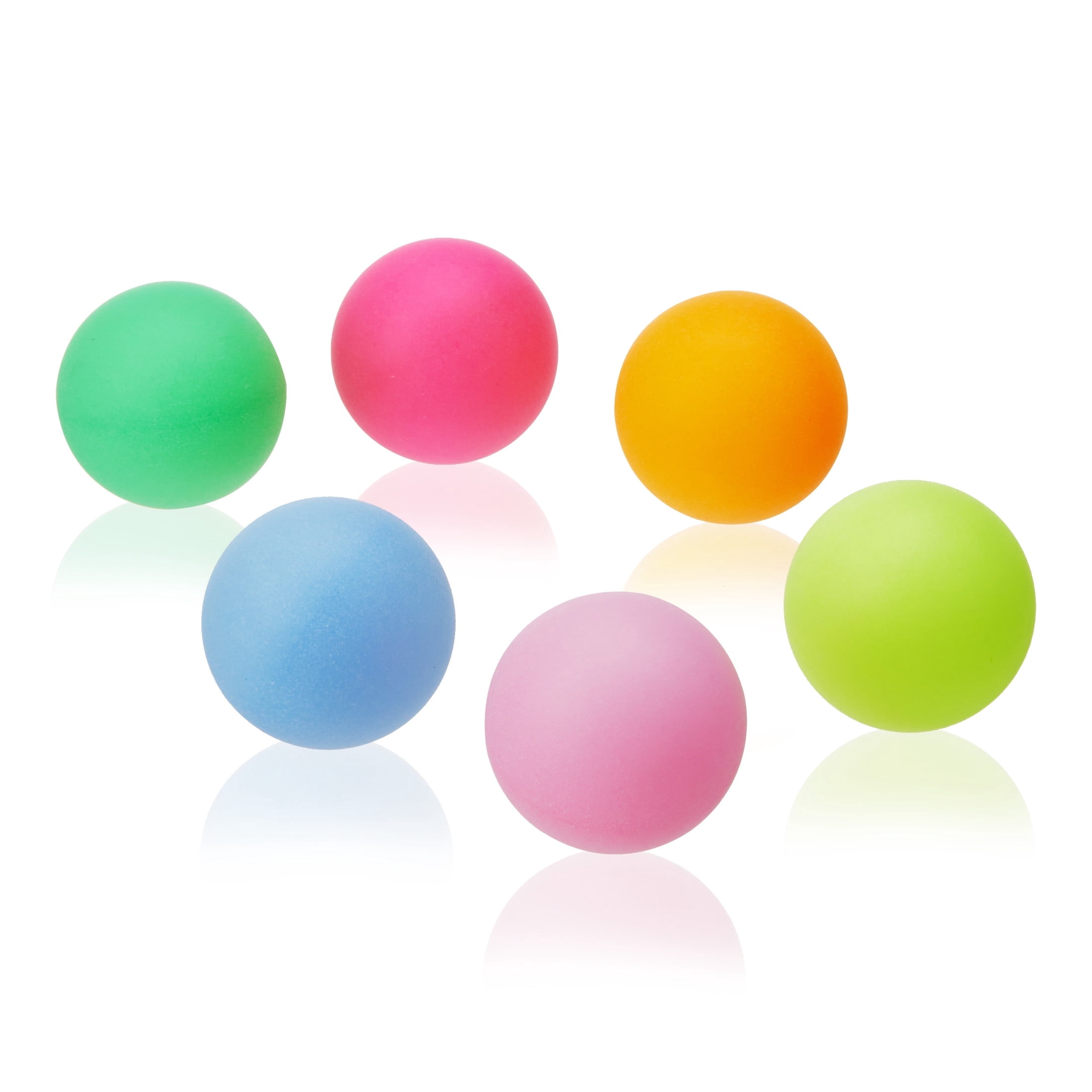 True Colorful 6 Pack Neon Ping Pong Balls for Beer Pong and Lawn Games ...