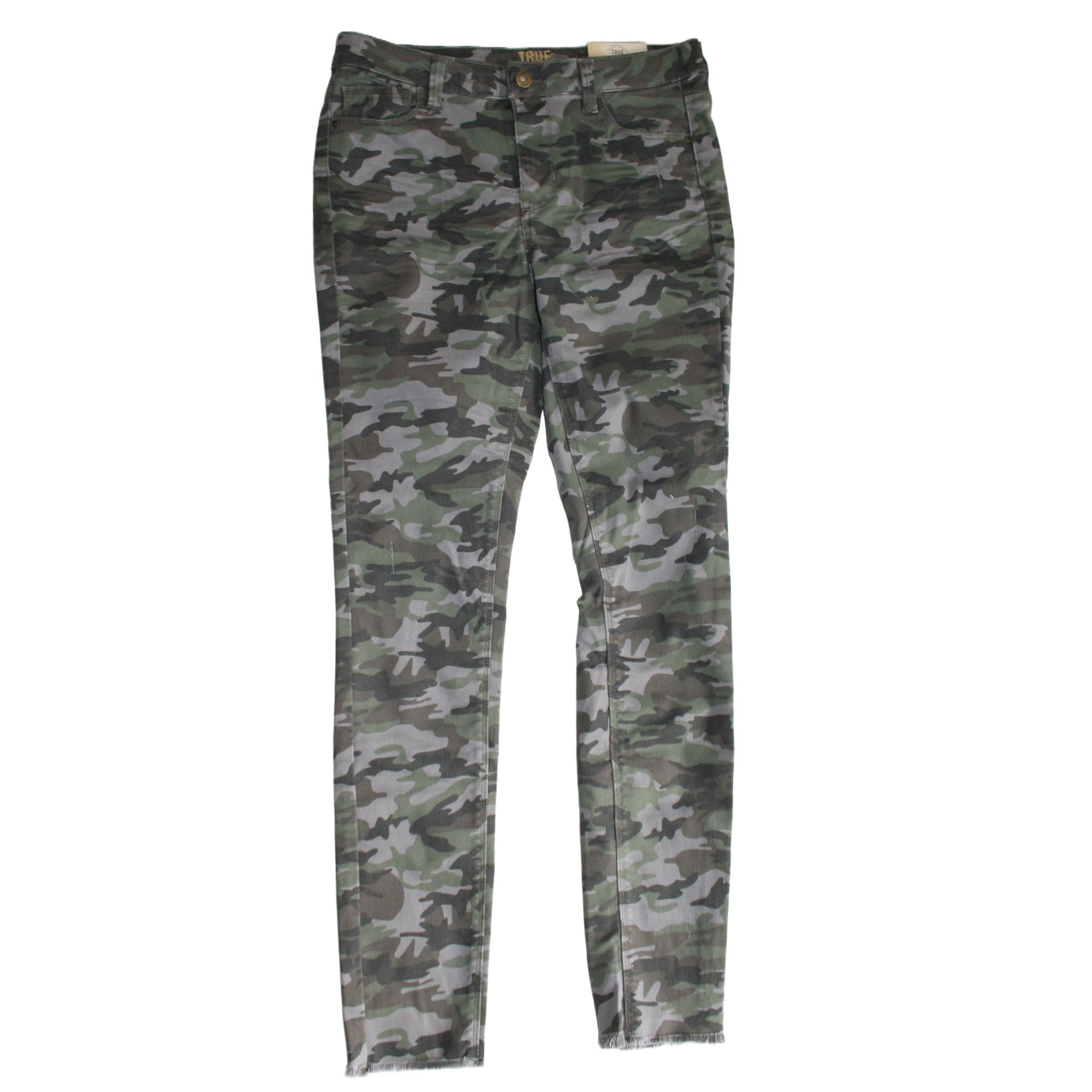 True Craft Women's Mid-Rise Skinny Camouflage Jeans Size 7 - Walmart.com