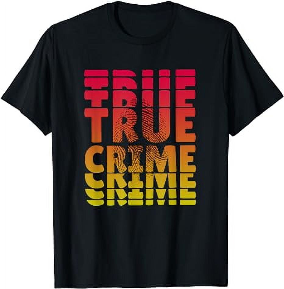 True Crime Fingerprint / Crime Junkie / Investigation Shows T-Shirt ...
