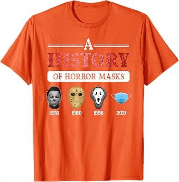 True Crime & Serial Killer A History Of Horror Masks T-Shirt - Walmart.com