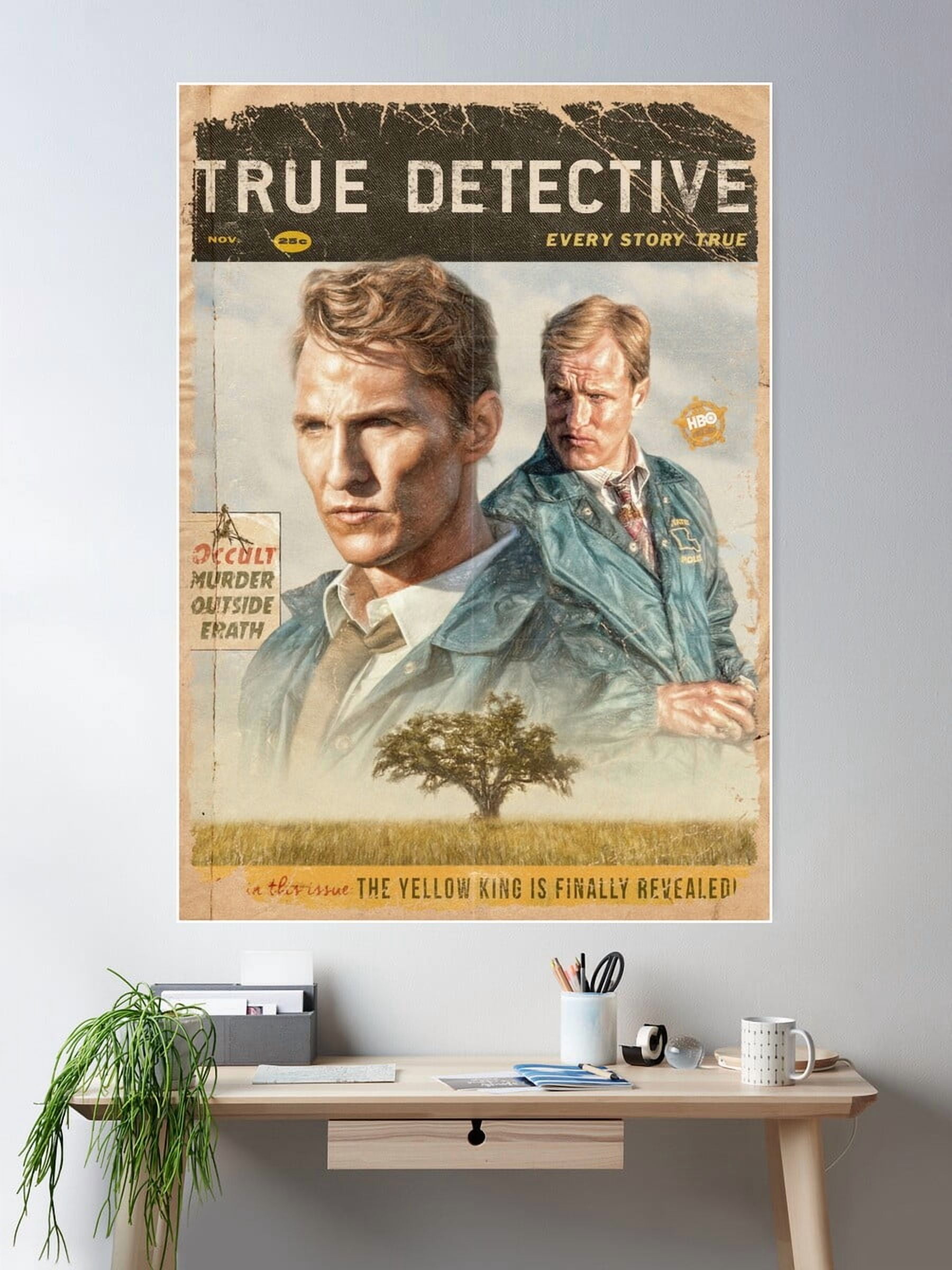 True Detective Season 1 Poster Wall Art, Modern Wall Decor For Living ...