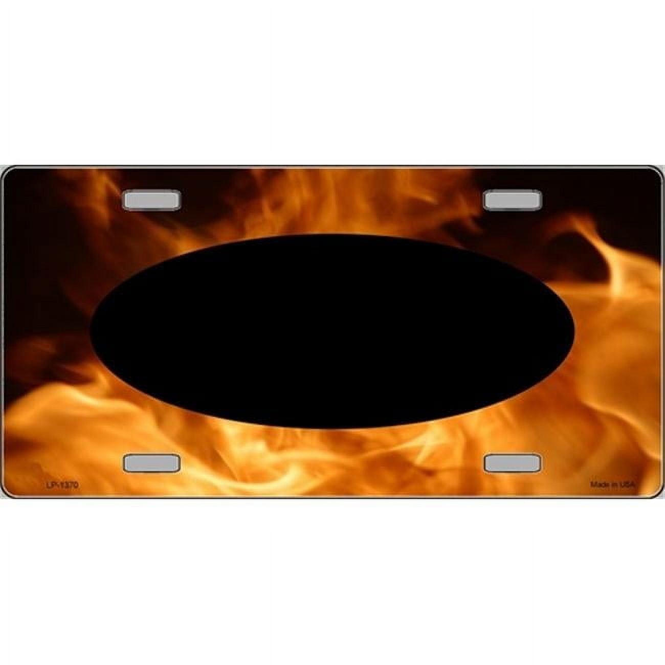 True Flame - Ovals in the Middle - Flat Automotive License Plates ...