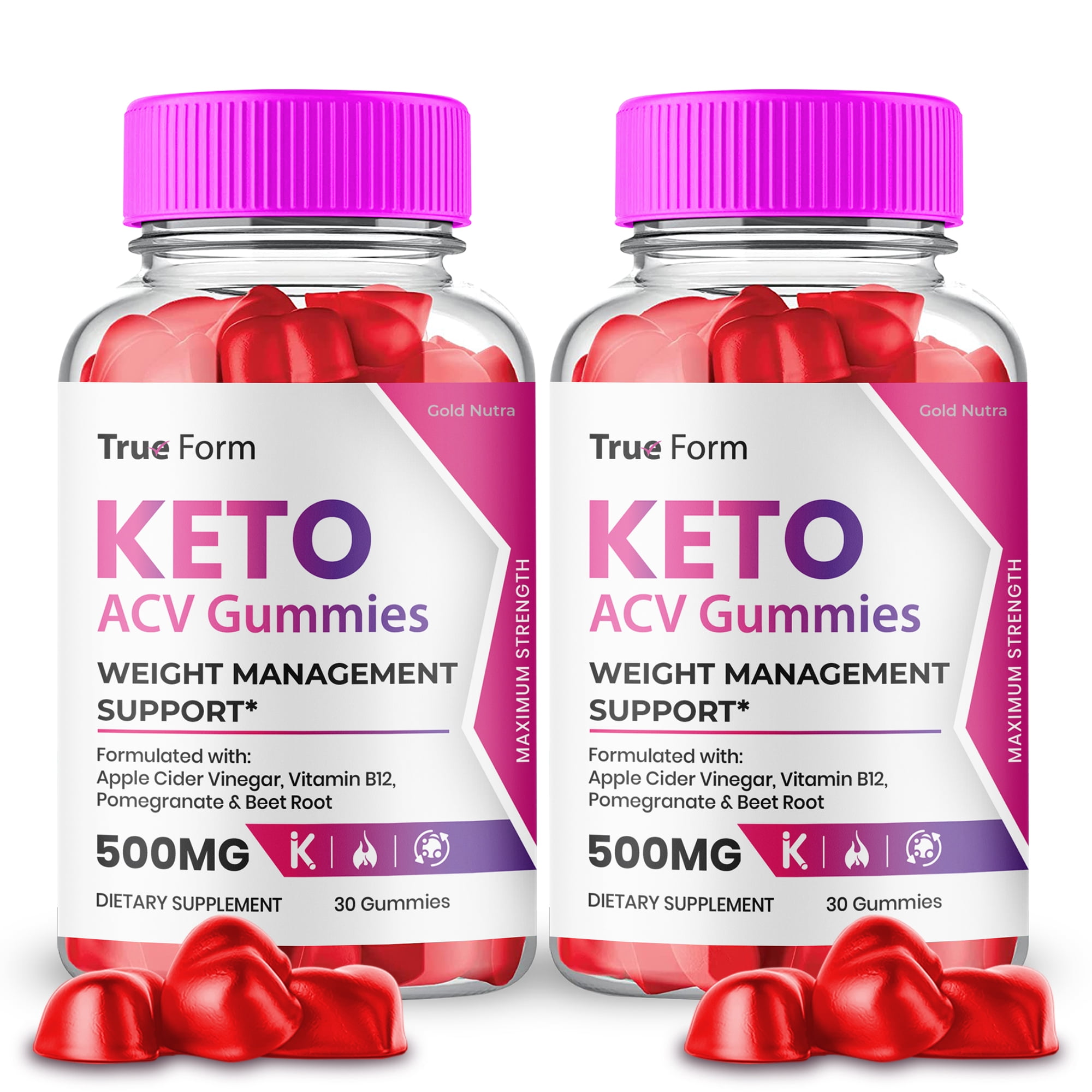 True Form Keto ACV Gummies, Advanced Weight Management Formula, Diet ...