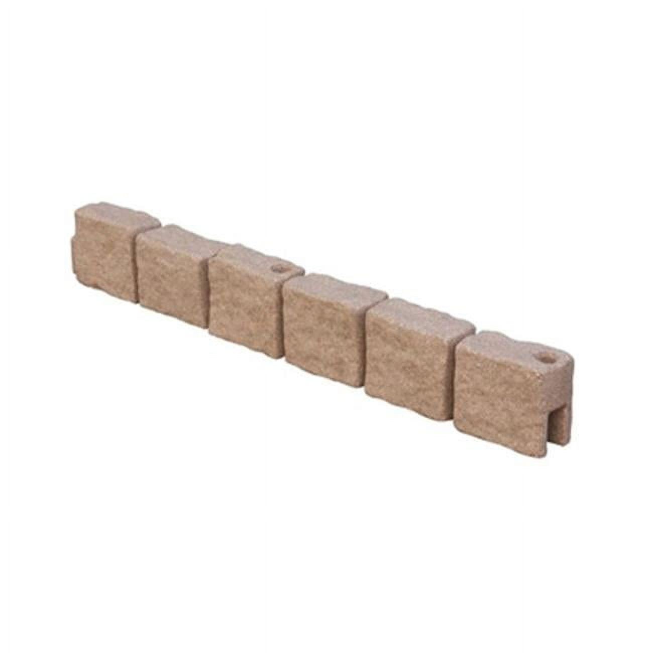 True Form Plastics Cobblestone 4 ft. Flex-Wall Landscaping Border ...