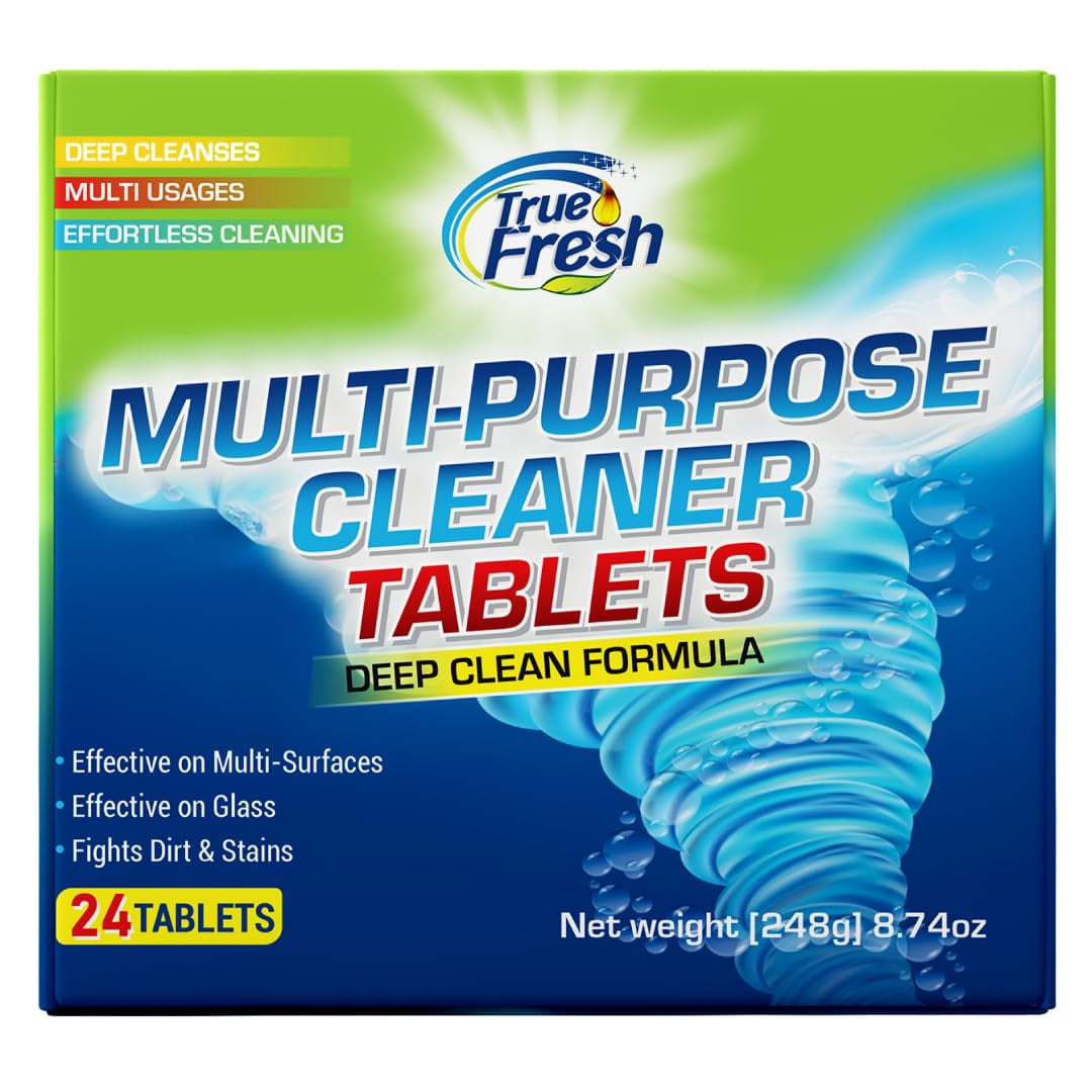 True Fresh Multi Surface All Purpose Cleaning Tablets Lavender Scented ...