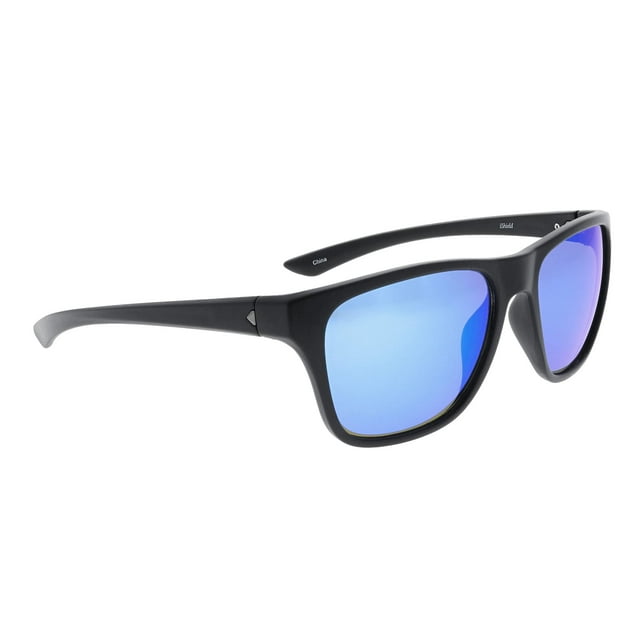 True Gear iShield Men's Eyewear: Champlain Sunglasses in Matte Black/Gun Metal with Brilliant ...