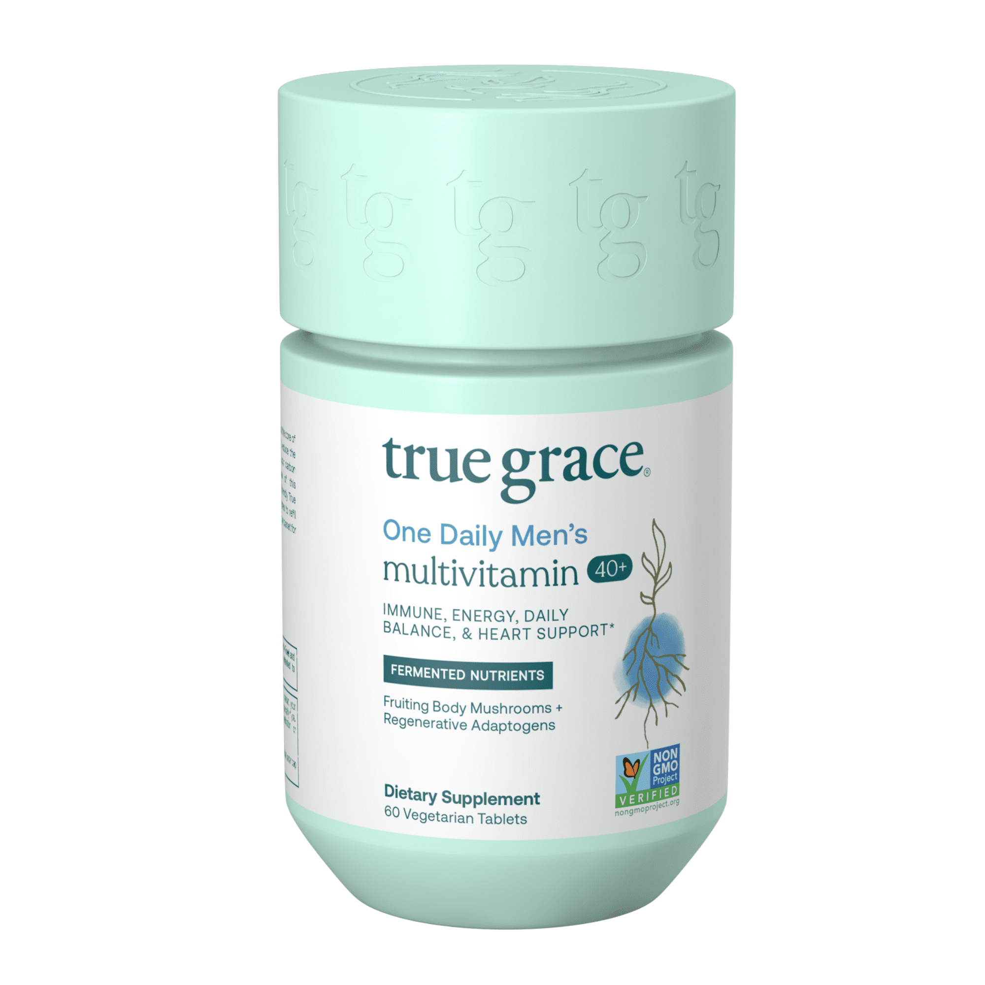 True Grace Men's 40+ One Daily Multivitamin Fermented Minerals, Organic ...
