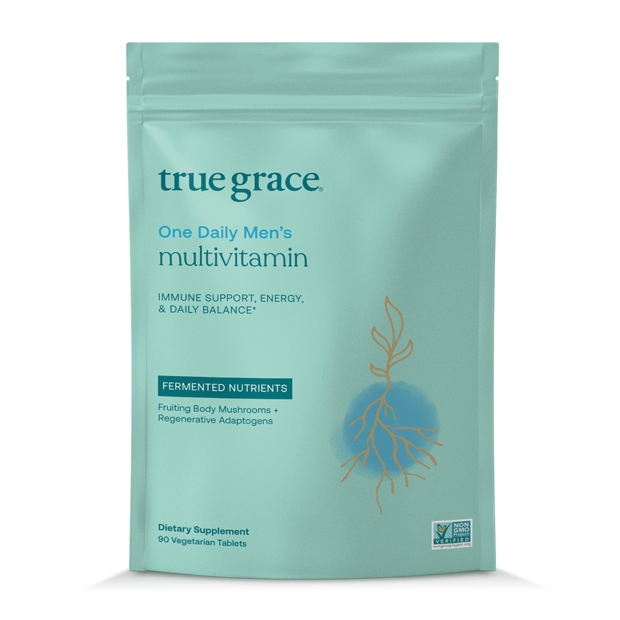 True Grace One Daily Men's Multivitamin 90 Vegan Tablets - Walmart.com