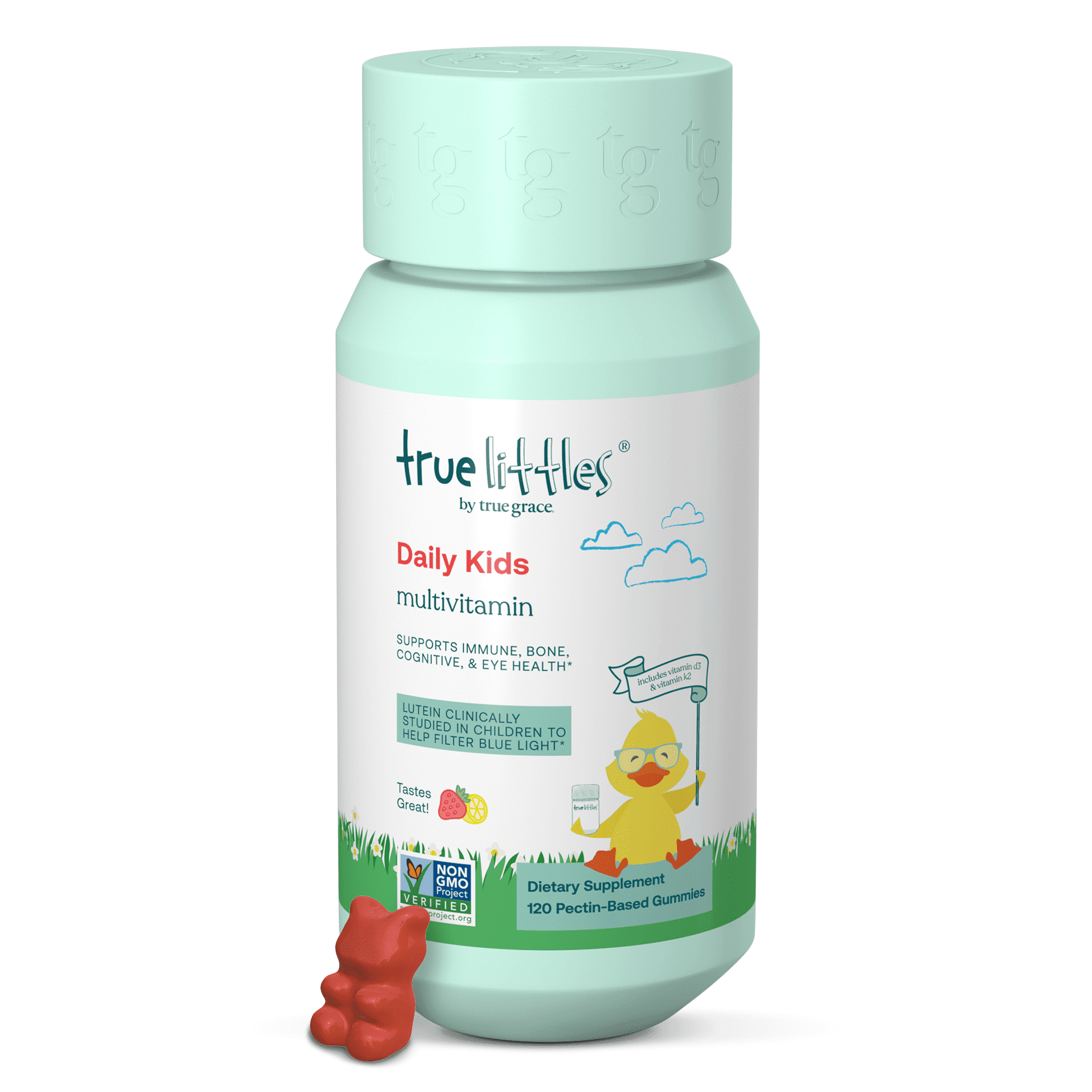 True Grace True Littles Daily Kids Multi - 120 Pectin Gummies - Immune ...