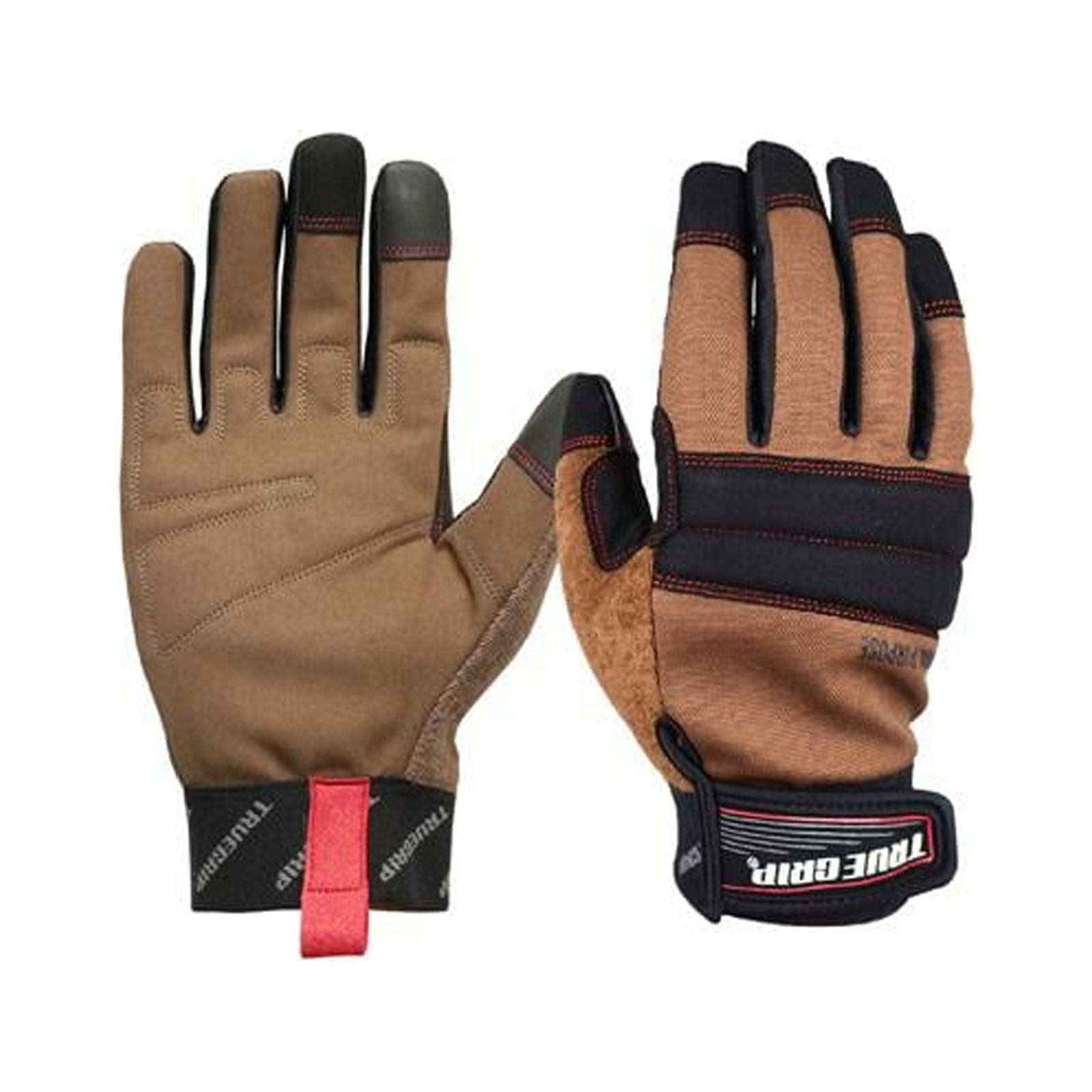 True Grip 98538-23 Hi-Dexterity Work Gloves, Duck Canvas, Men's XL ...