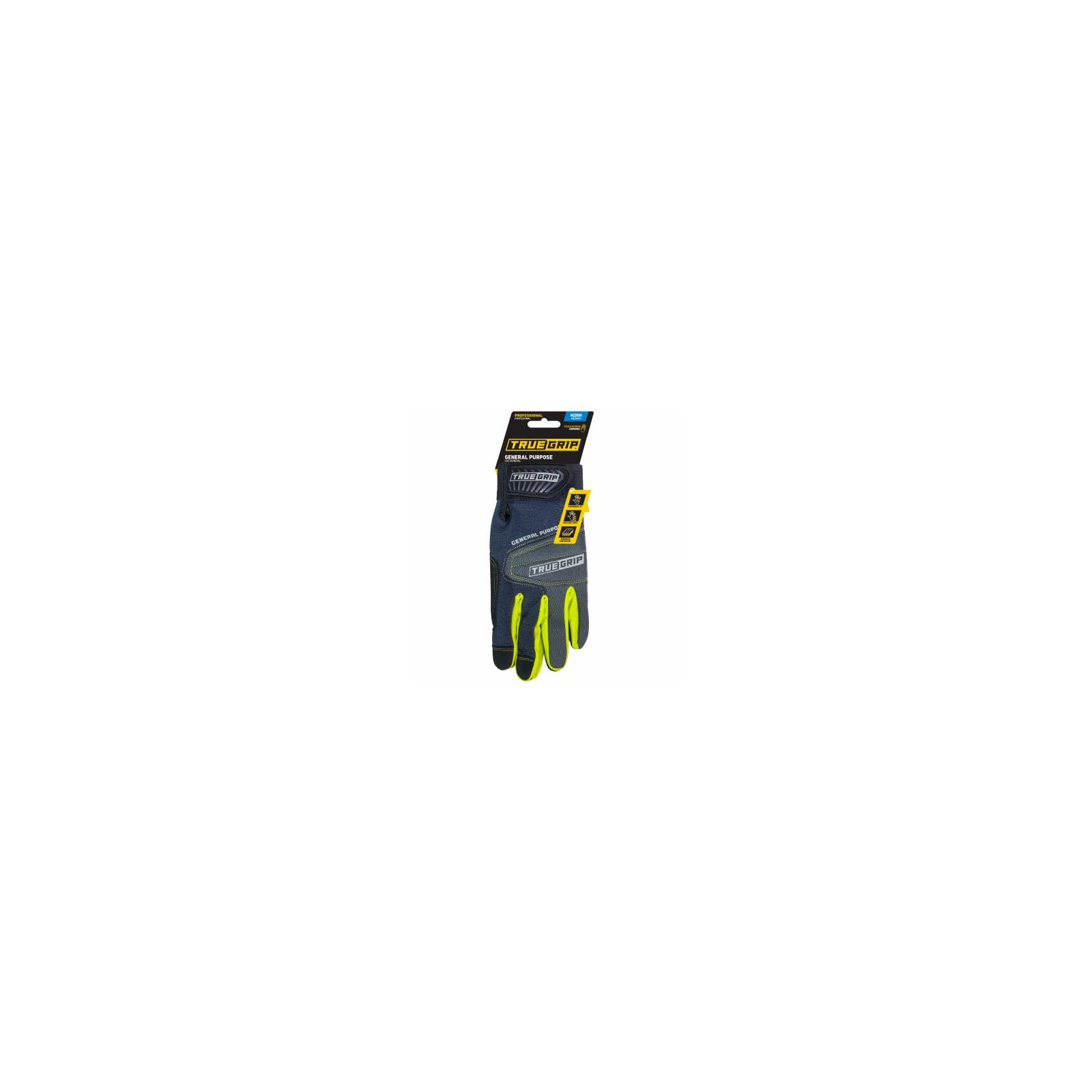 True Grip 98691-23 General Purpose Work Gloves, Touchscreen Compatible, Blue, Medium - Quantity ...