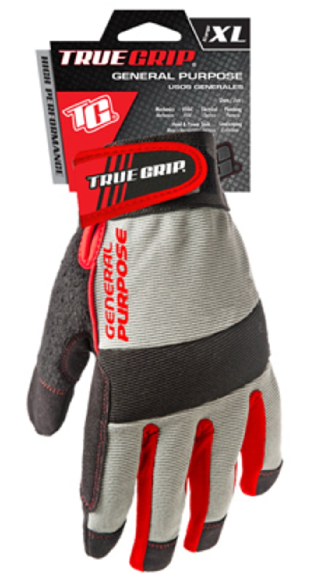 TRUE GRIP 98693-23 High-Performance Work Gloves, Touchscreen Compatible ...