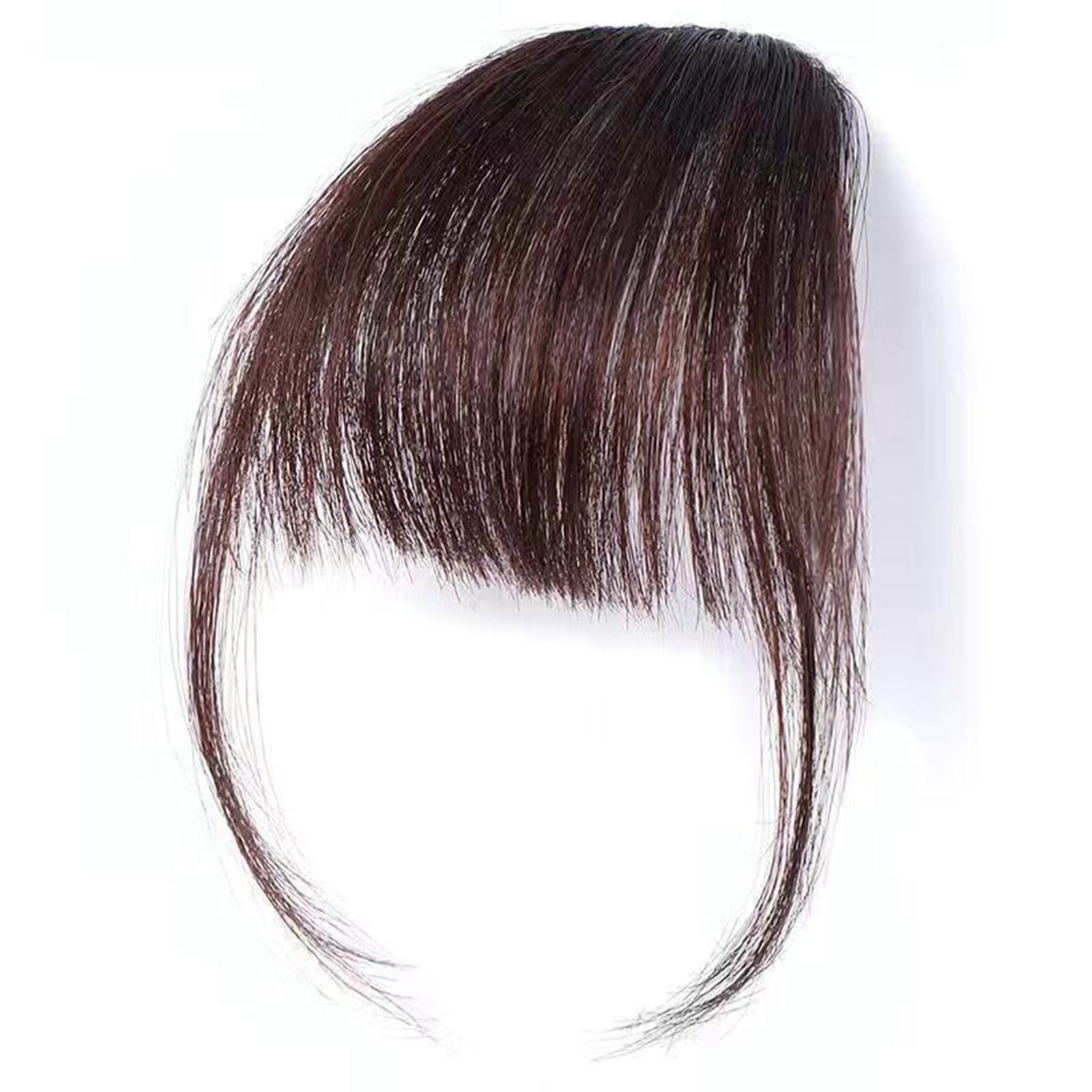 True Hair Bangs Natural Traceless, Ultra-thin, Straight Bangs, Internet ...