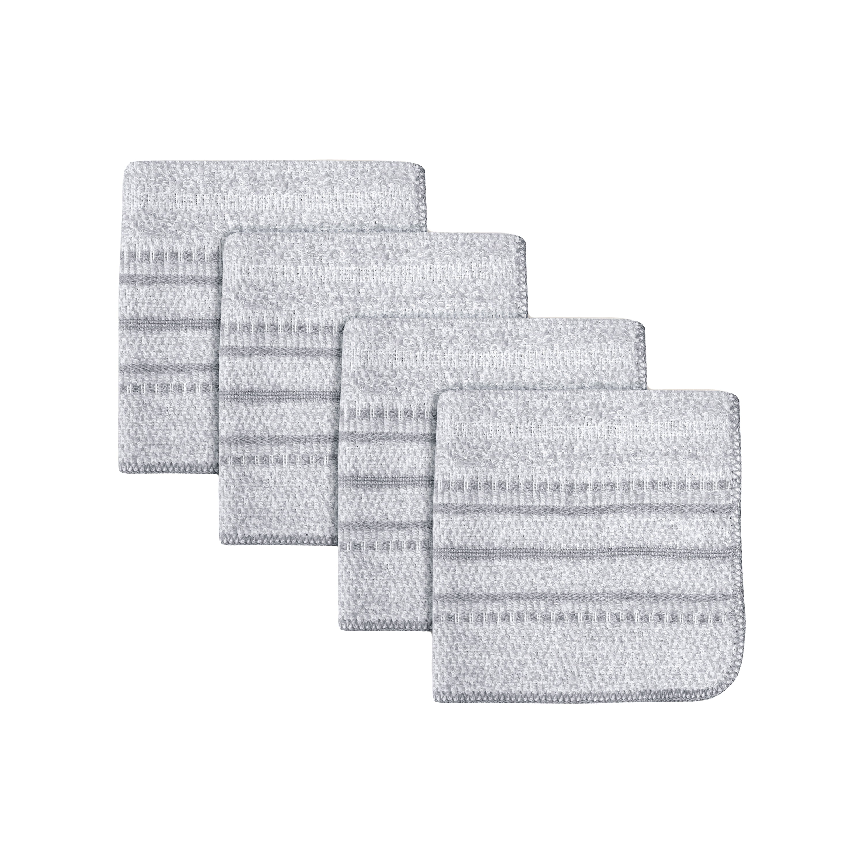 True Hue 4 Pack Wash Cloth , Grey - Walmart.com