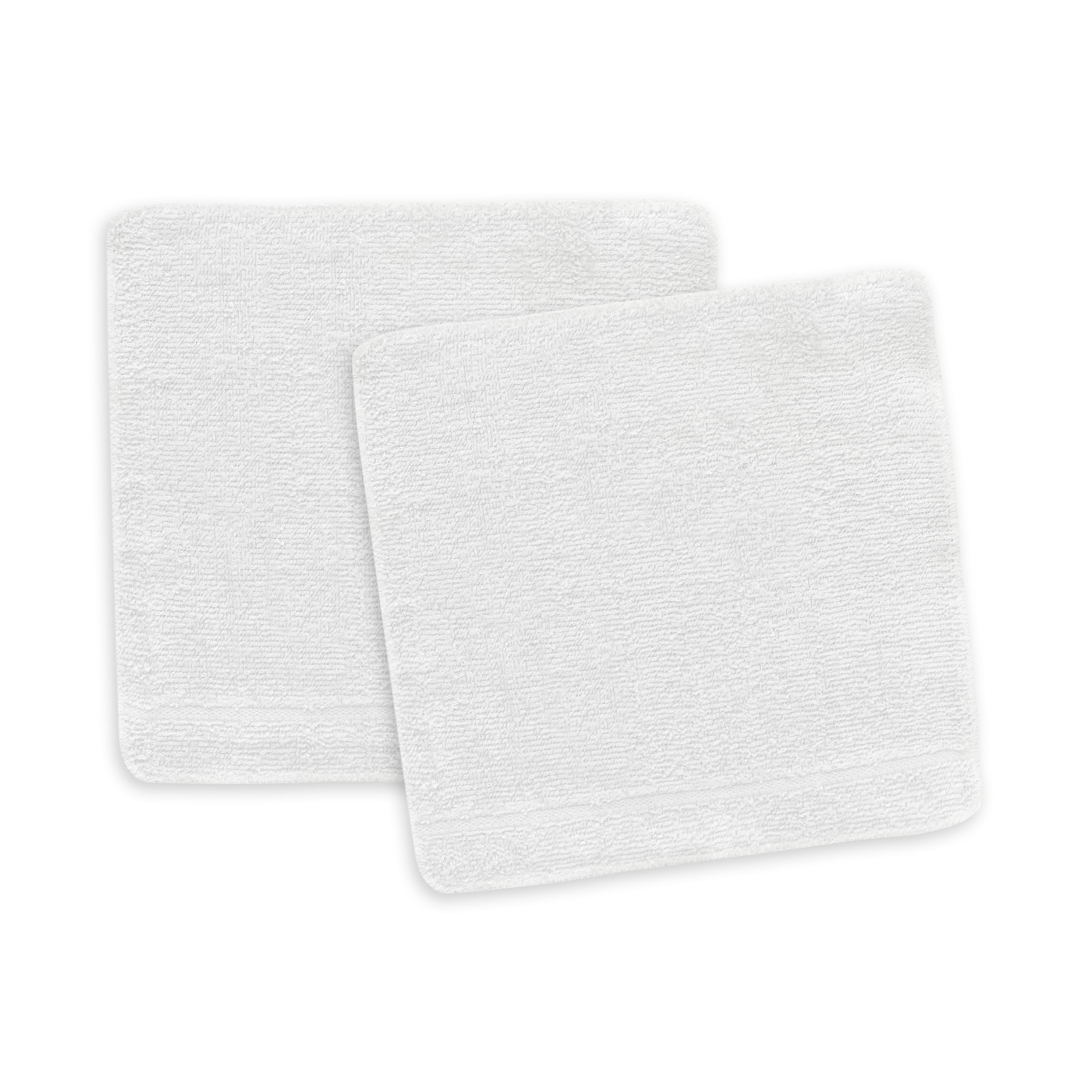 True Hue 6-Piece Bleach Safe Washcloth Set, White - Walmart.com