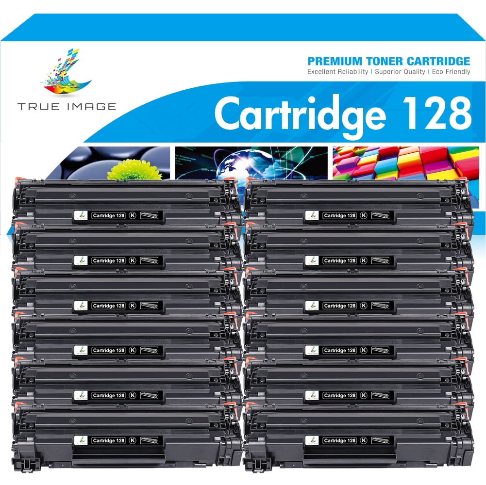True Image 12-Pack Compatible Toner Cartridge for Canon 128 imageCLASS ...