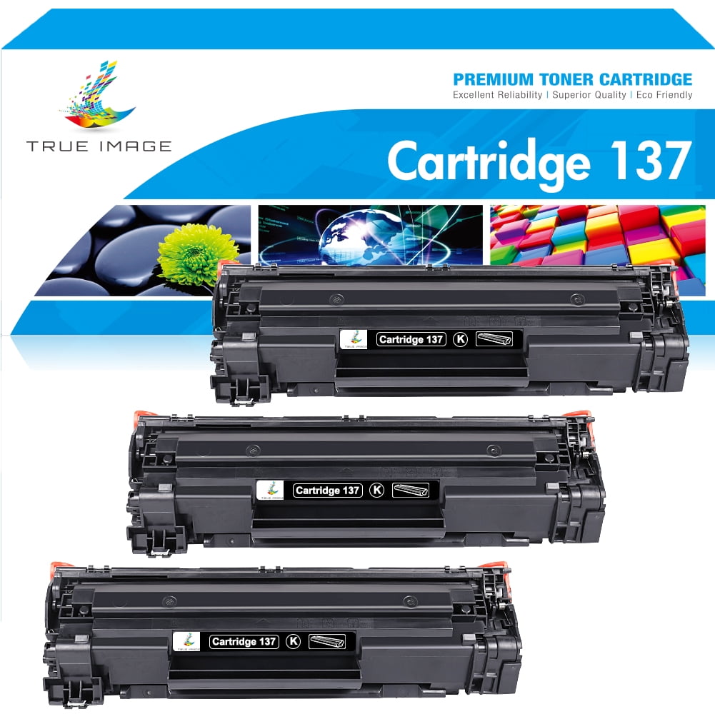 True Image 137 Black Toner Cartridge 3-Pack Compatible for Canon 137 ...