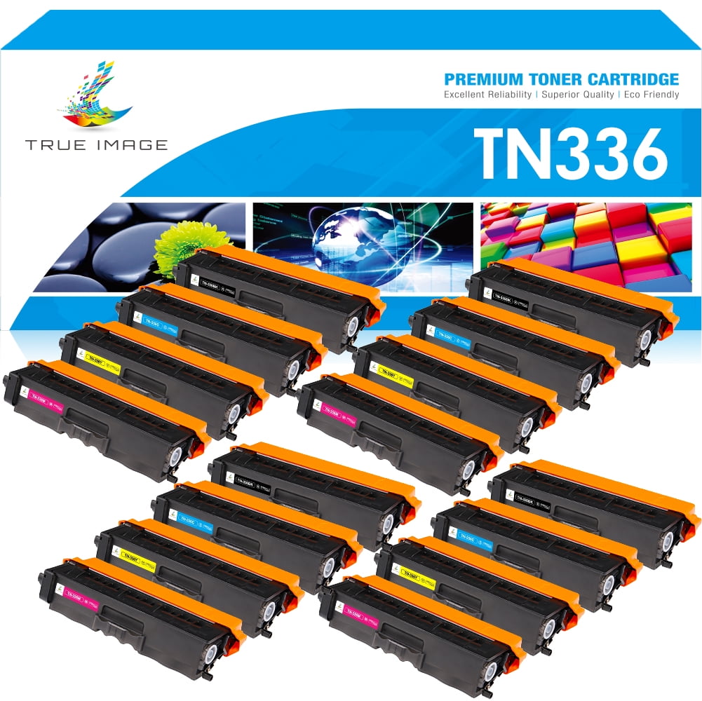 True Image 16-Pack Compatible Toner Cartridge for Brother TN-336BK ...
