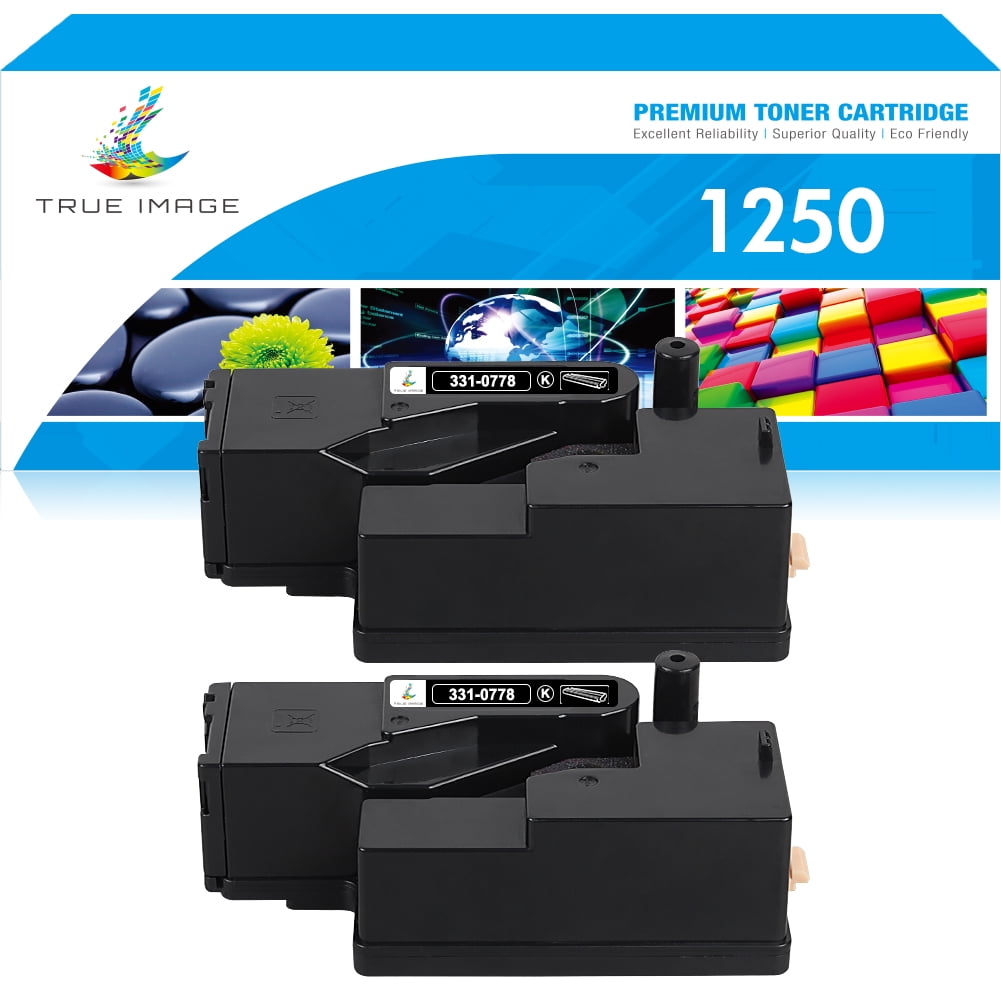 True Image 2-Pack Compatible Toner Cartridge for Dell 331-0778 Work ...