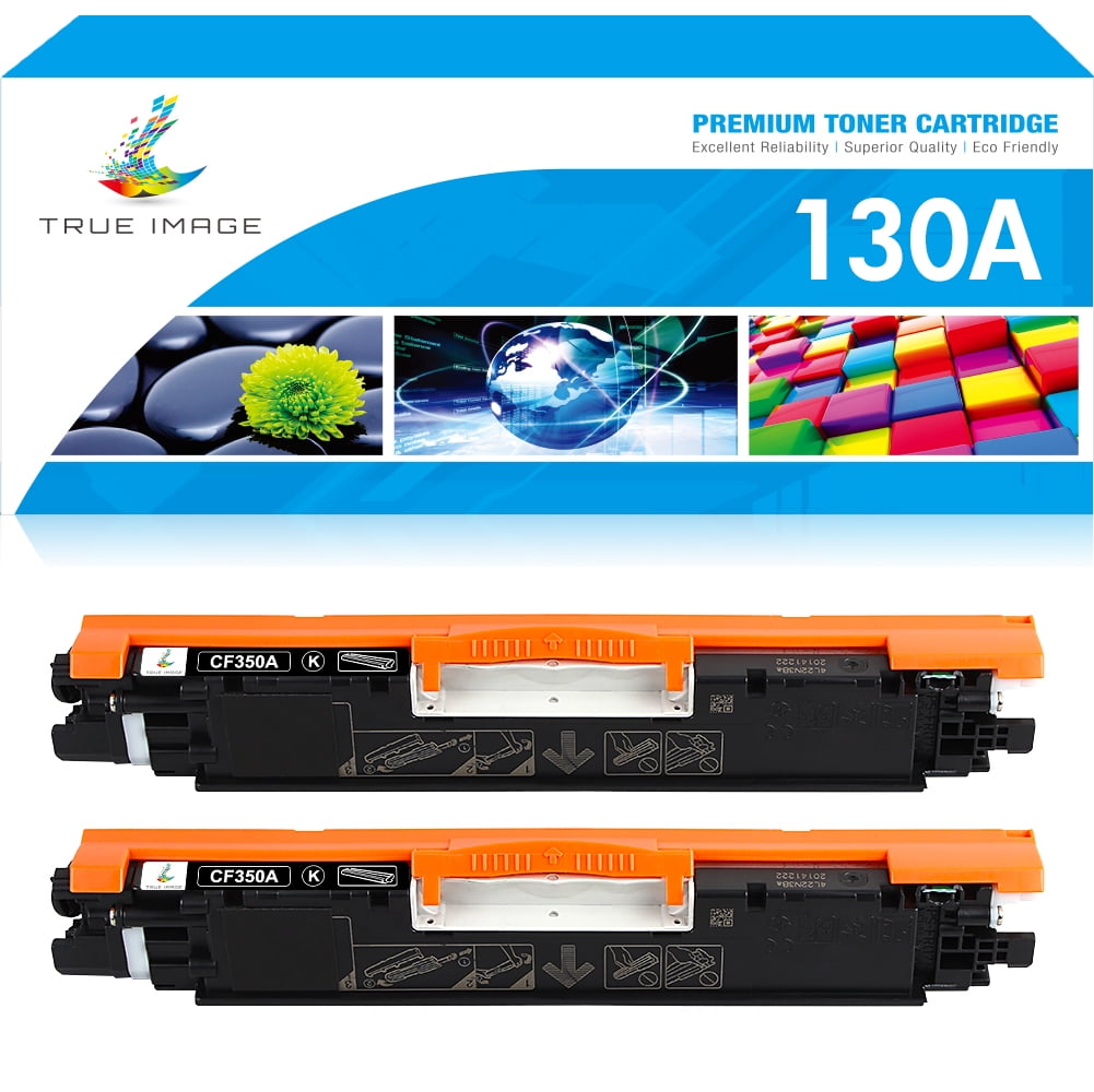True Image 2-Pack Compatible Toner Cartridge for HP CF350A 130A Work ...