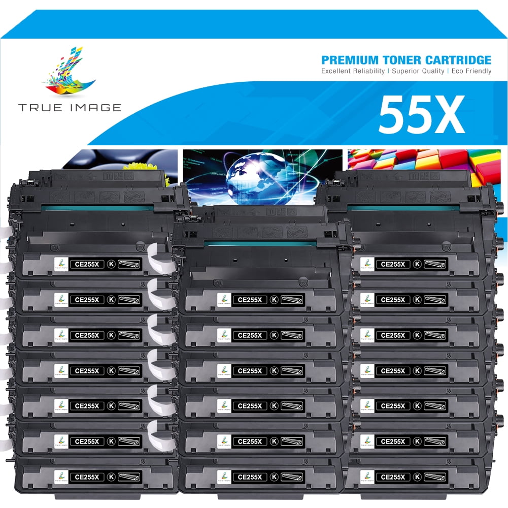True Image 20-Pack Compatible Toner Cartridge for HP CE255X 55X ...