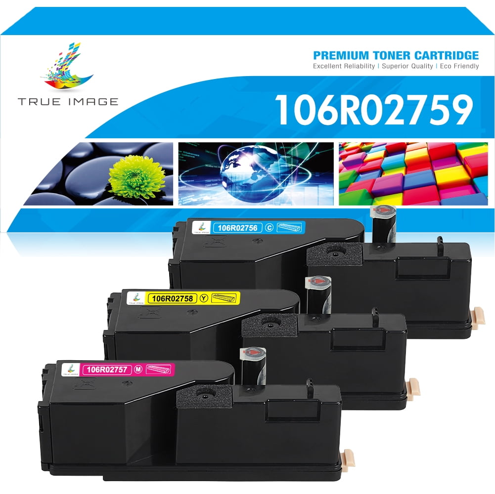 True Image 3-Pack Compatible Toner Cartridge for Xerox 106R02758 Phaser ...