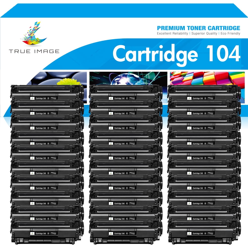 True Image 30-Pack Compatible Toner Cartridge for Canon 104 for ...