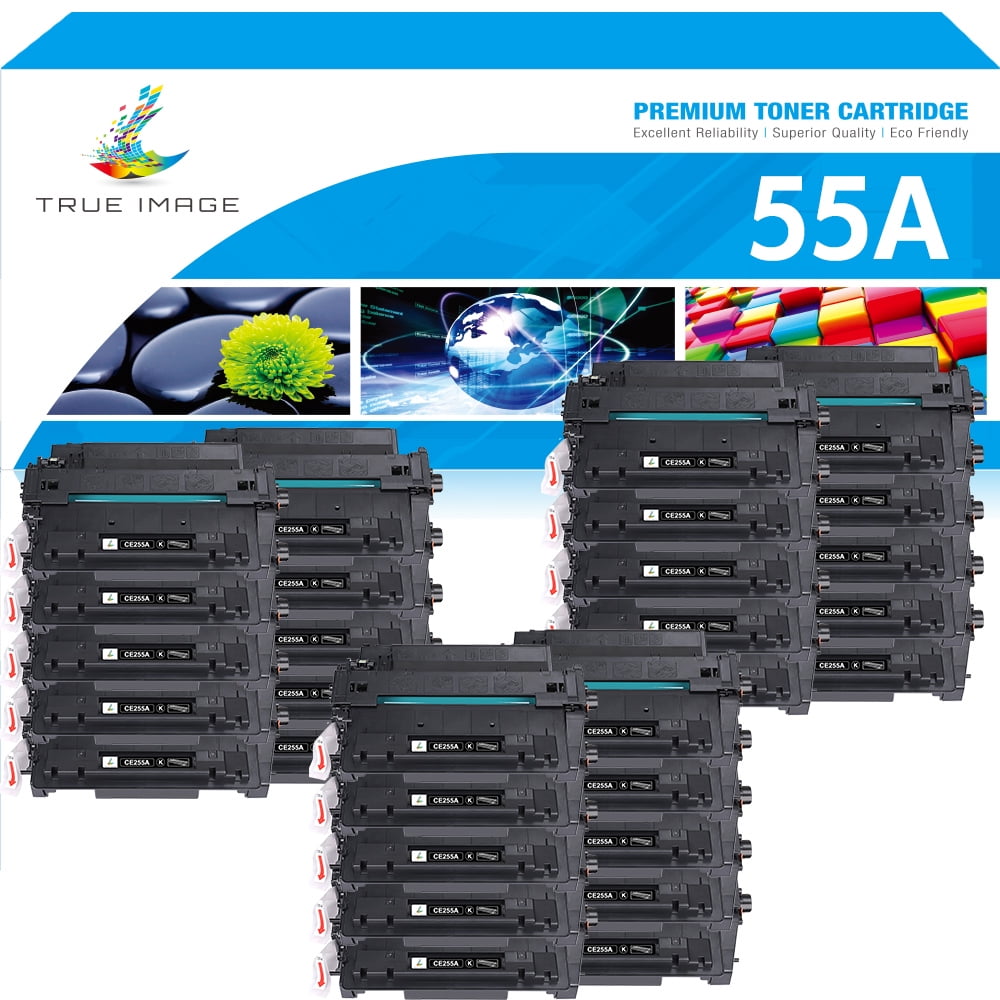 True Image 30-Pack Compatible Toner Cartridge for HP CE255A 55A ...