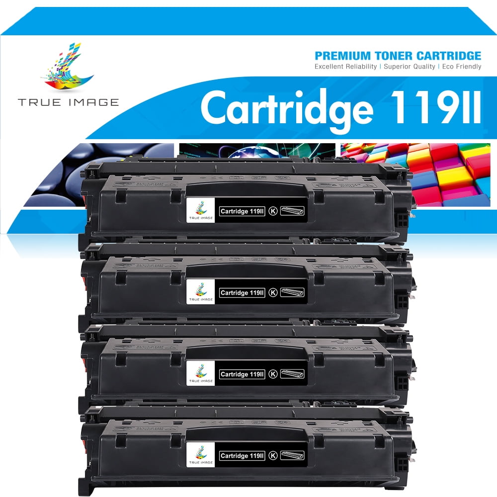 True Image 4-Pack Compatible Toner Cartridge for Canon 119II Work with ...