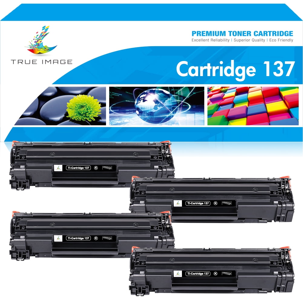 True Image 4-Pack Compatible Toner Cartridge for Canon 137 CRG-137 for ...