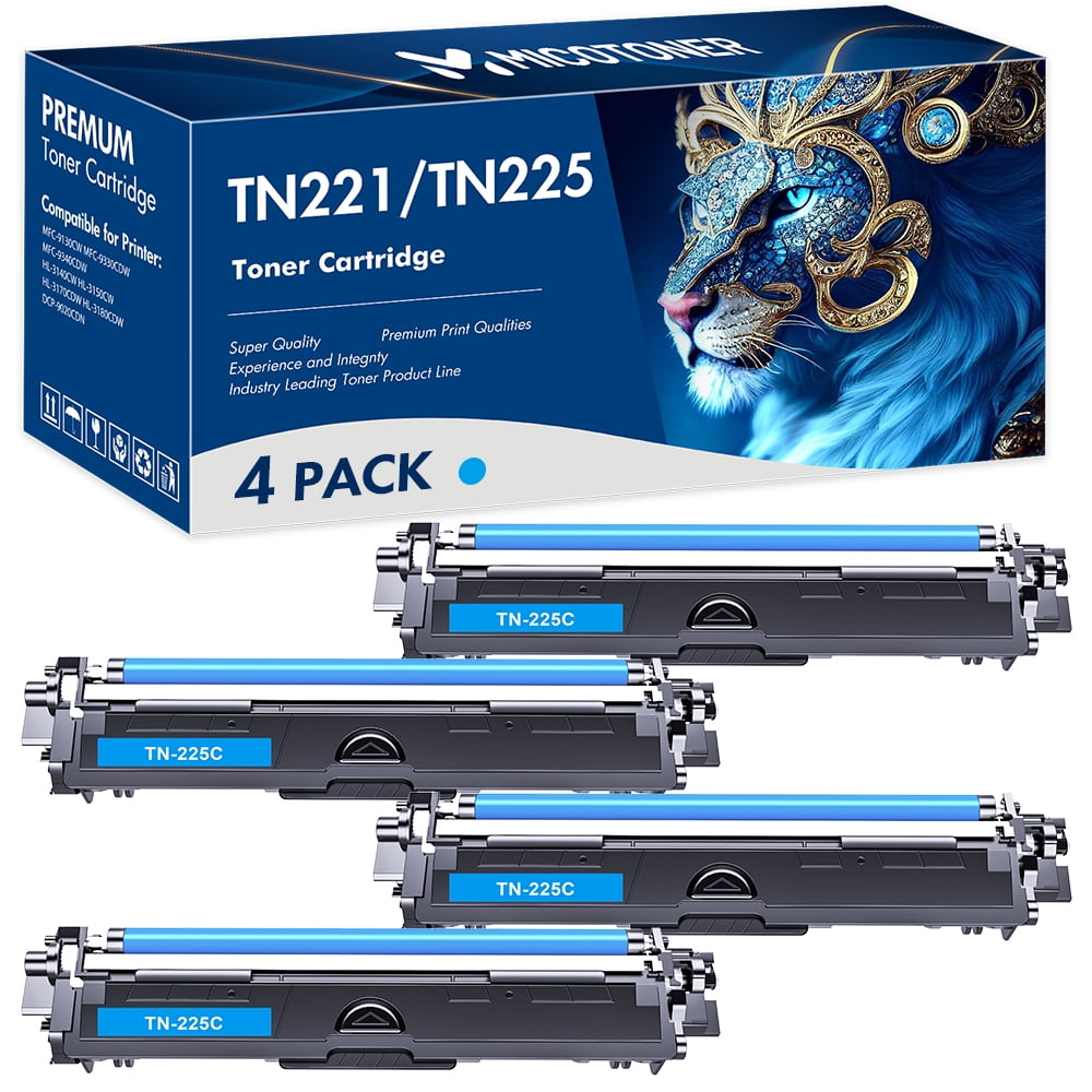 True Image 4-Pack Compatible Toner Cartridge Replacement for Brother TN ...