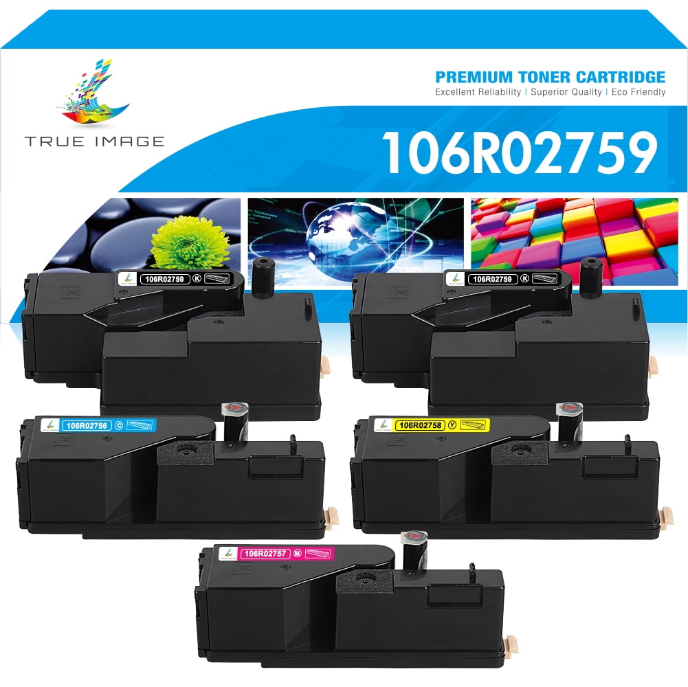True Image 5-Pack Compatible Toner Cartridge for Xerox 106R02759 Phaser ...