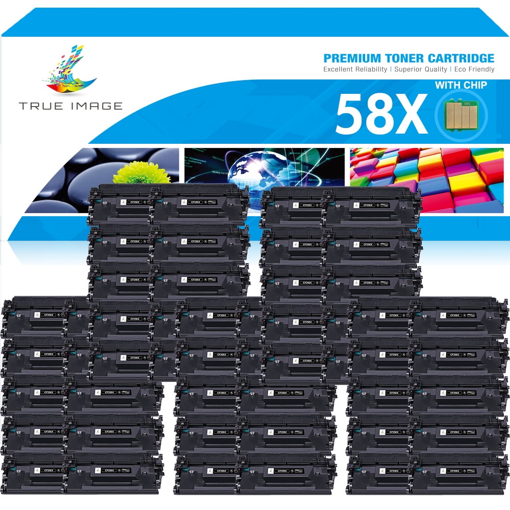 True Image 50-Pack Compatible Toner Cartridge for HP 58X CF258X ...